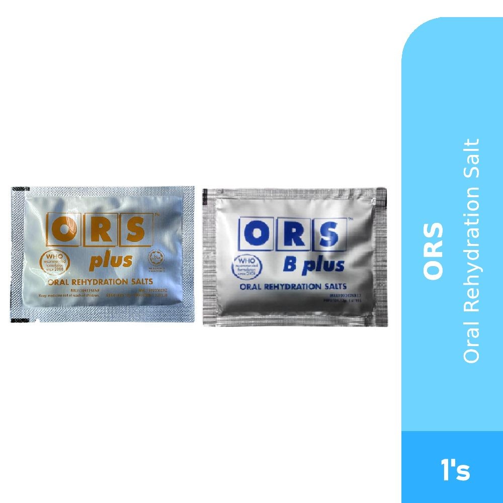 ORS Oral Rehydration Salt (Plus/B Plus) 1's Embraceliving Living ...