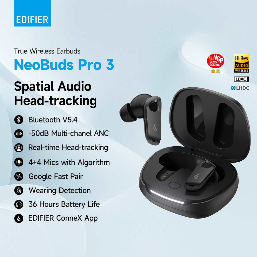 Edifier NeoBuds Pro 3 - True Wireless WIDE-BAND MULTI-CHANNEL ANC ...
