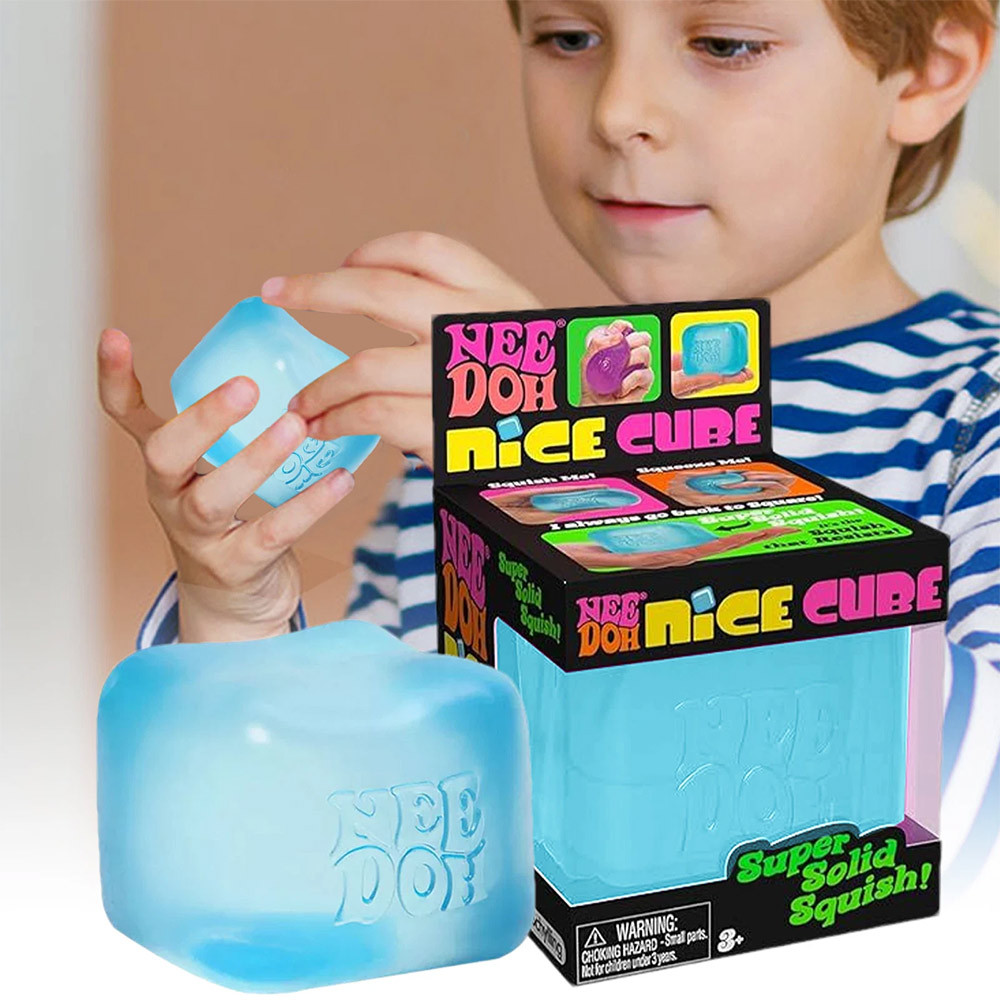 NeeDoh Nice Cube -Sensory Squeeze Toy with Super Solid Squish | Shopee ...
