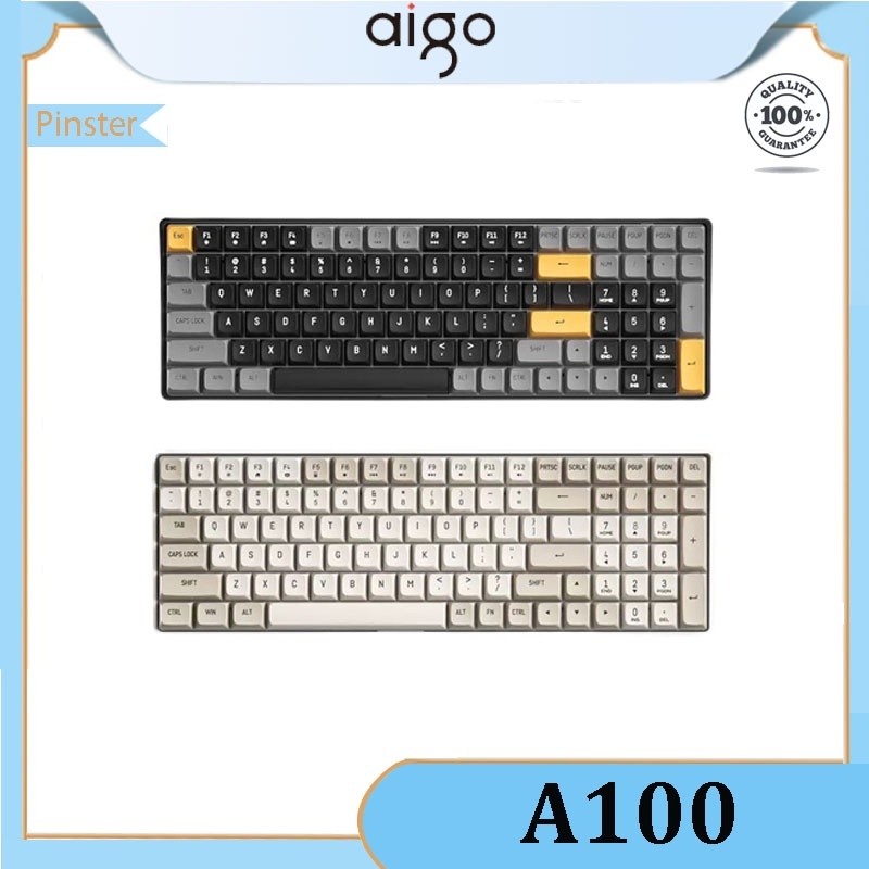 Aigo A100 True Dualmode Hotswappable Mechanical Keyboard | Shopee Malaysia