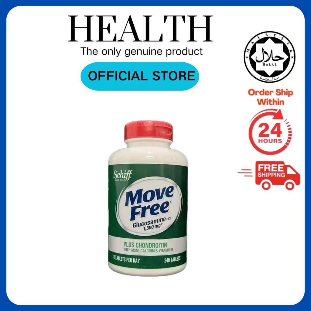 Move Free Advanced Glucosamine Chondritin with MSM, Calcium, Vitamin D ...