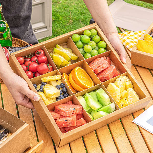 dessert table display set desert tray Makanan ringan pinggan buah ...