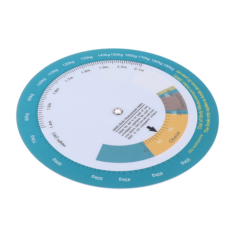 {hangmai} Big Size BMI Wheel, BMI Caculator, BMI Ruler Healthy Ruler ...