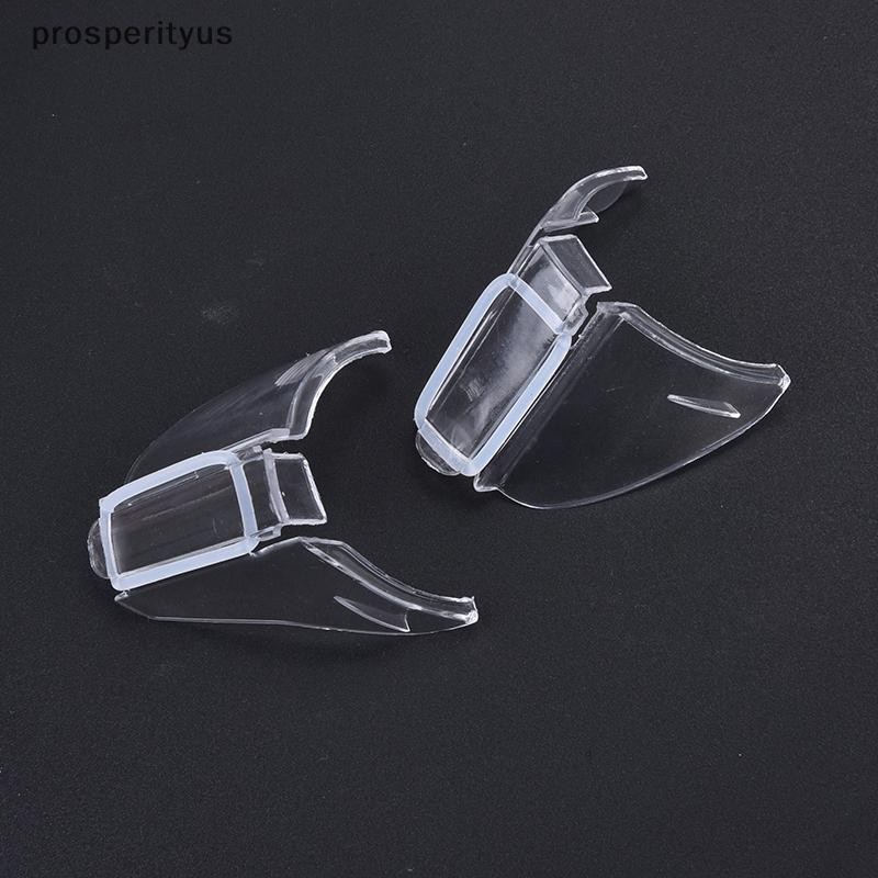 [Prs] 2pcs clear universal flexible side shields safety glasses goggles ...