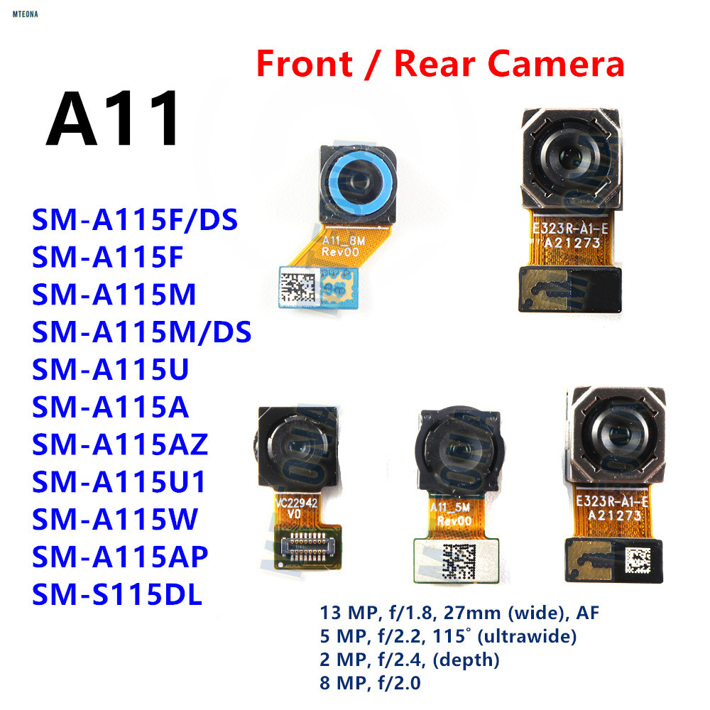 Front Rear Camera For Samsung Galaxy A11 A115 A115F Selfie Back Facing ...