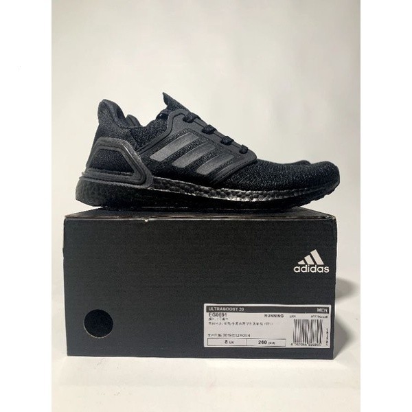 Adidas Ultraboost 20 core black (original material 100%) | Shopee Malaysia