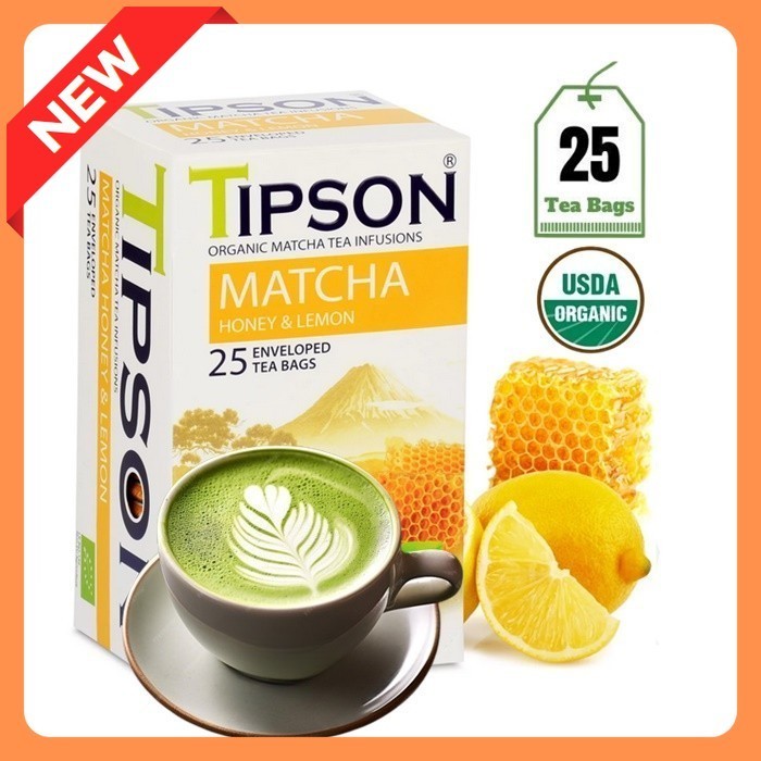 🔥 Tipson Organic Matcha Tea Infusion-Matcha Honey ...