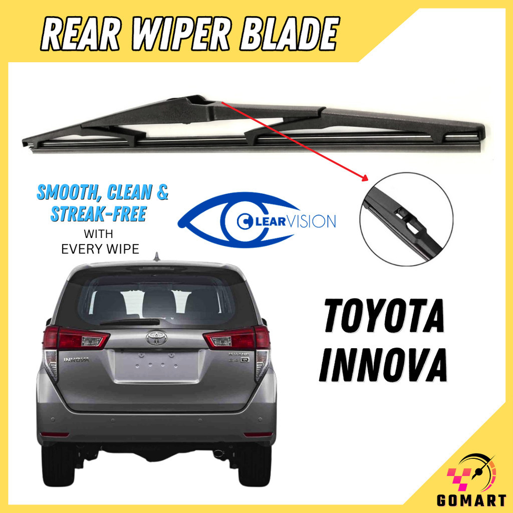 TOYOTA INNOVA REAR WINDSCREEN WINDSHIELD WIPER ARM Blade Viper Pengelap ...