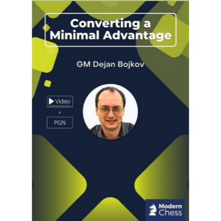 PREMIUM!! CHESS VIDEO | Converting a Minimal Advantage GM Dejan Bojkov Modern Chess | Shopee ...