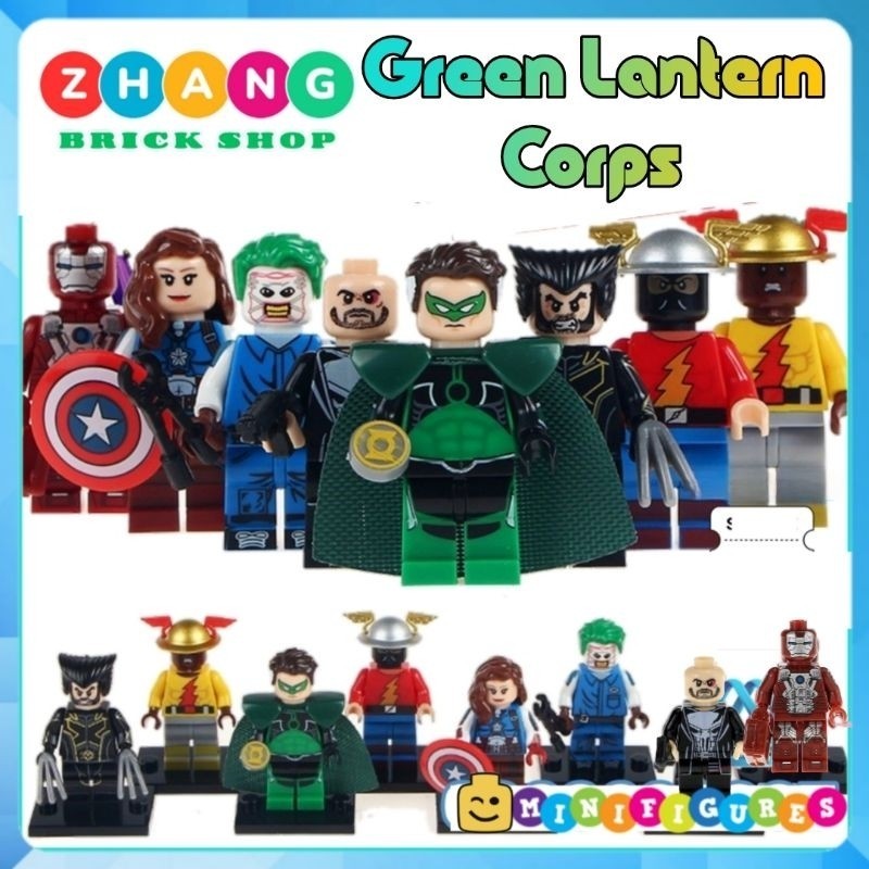 Reverse Flash Puzzle Toy includes Green lantern Wolverine - Parallax ...