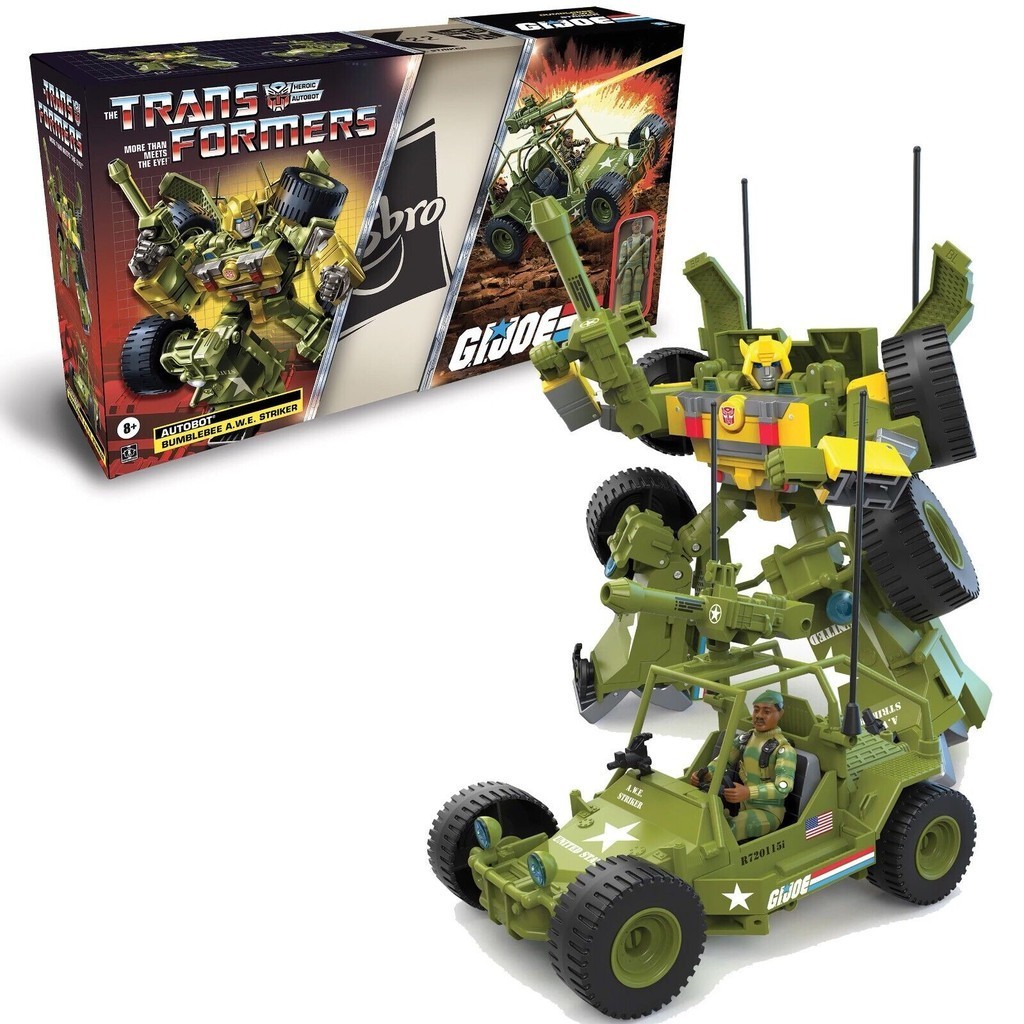 Hasbro Transformers GI Joe Mash-Up Bumblebee AWE Striker Lonzo Stalker ...