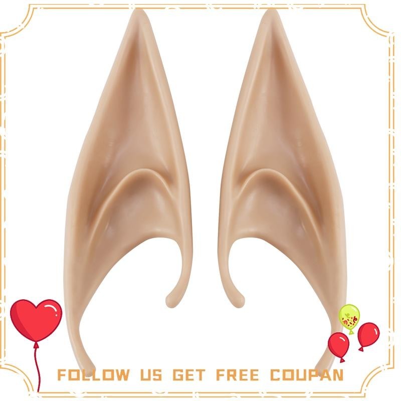1 Pair PVC Fairy Pixie Fake Elf Ears Halloween Mask New Party Mask ...