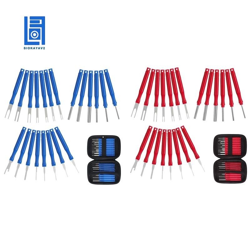 21Pcs Car Terminal Removal Tool Kit Cable Plug Remove Puller Electrical ...