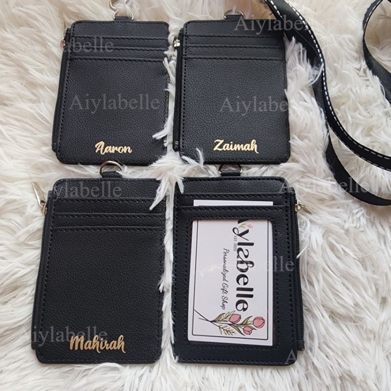 Card Holder Horizontal Personalized Card Tag Personalized Gift Office ...