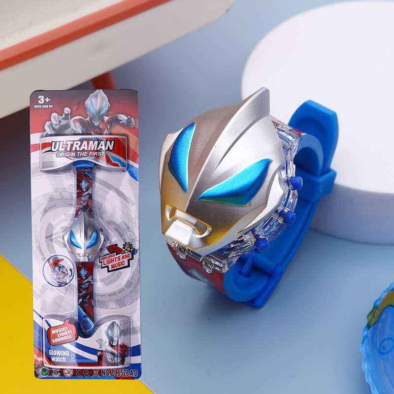 Mainan Ultraman Kids Watch ultraman toy Cartoon Children's Music ...