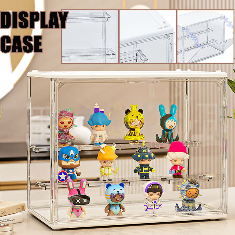 Display Box with Removable Dividers Display Case Popmart Toy Storage ...