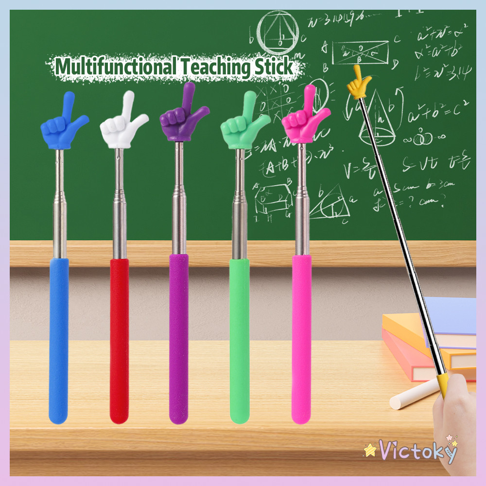Victoky Finger Reading Guide Teaching Tools Retractable Extendable Hand ...