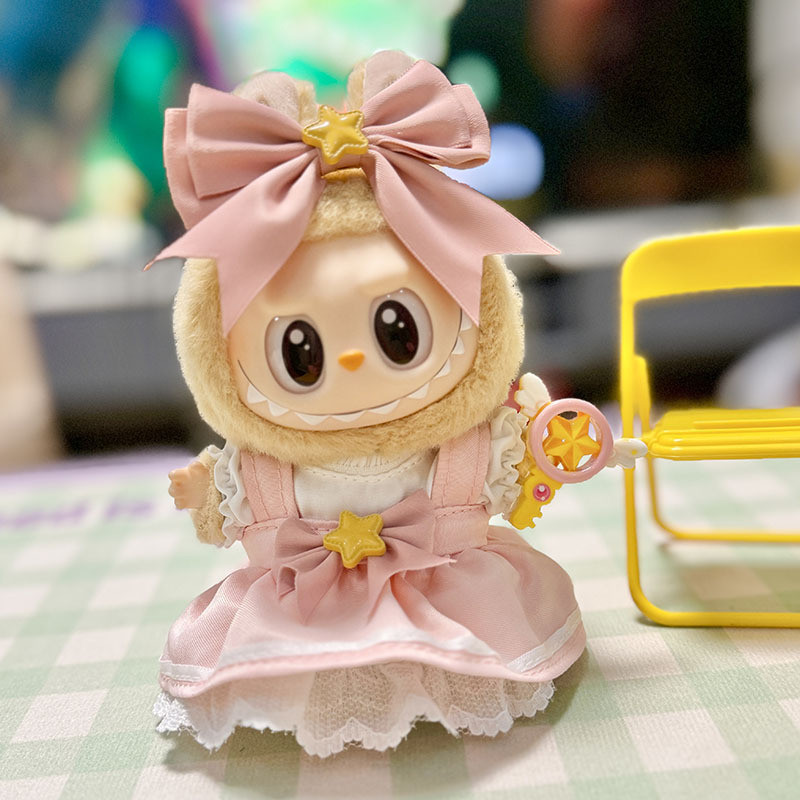 Hanya baju] labubu siri pesta labubu loket boneka trend sweater set ...