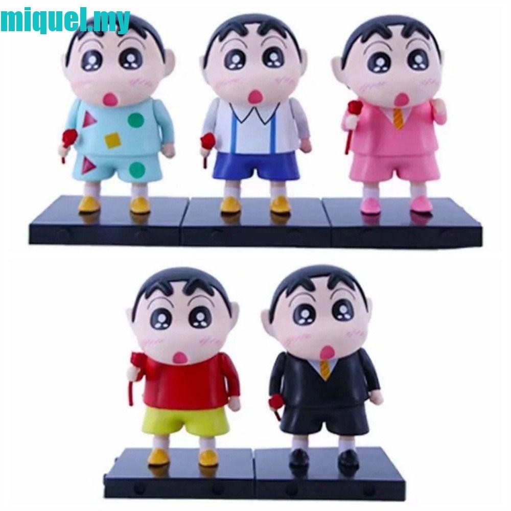 MIQUEL Crayon Shin-Chan Figure, Rose Flower Anime Figure Nohara ...