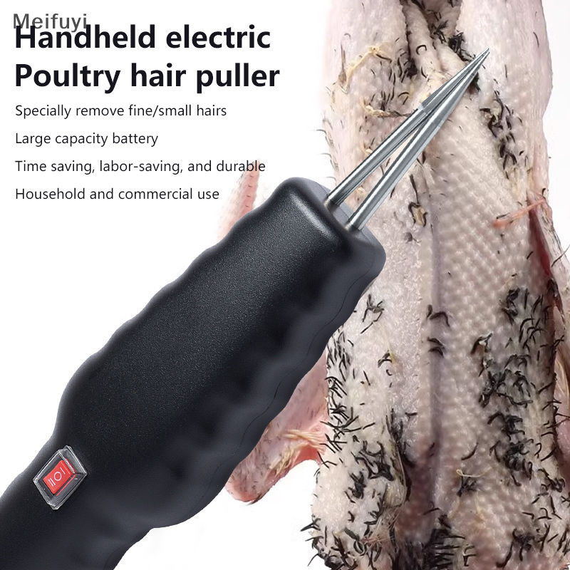 [Meifuyi] 1 Set Handheld Chicken Duck Short Hair Plucker Tools Electric ...
