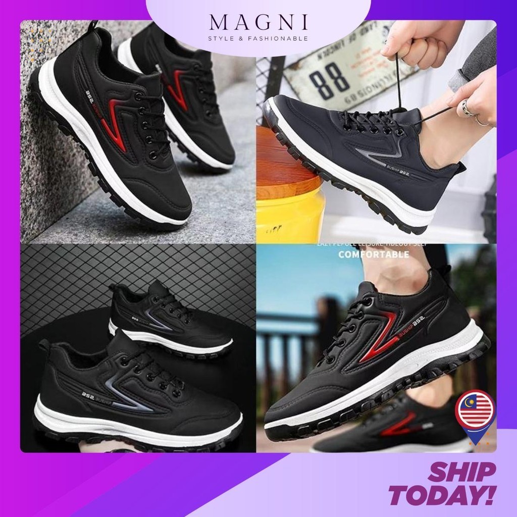 READY STOCK Magni Men's Fashion Sneakers Kasut Sukan Lelaki Sport Shoes ...