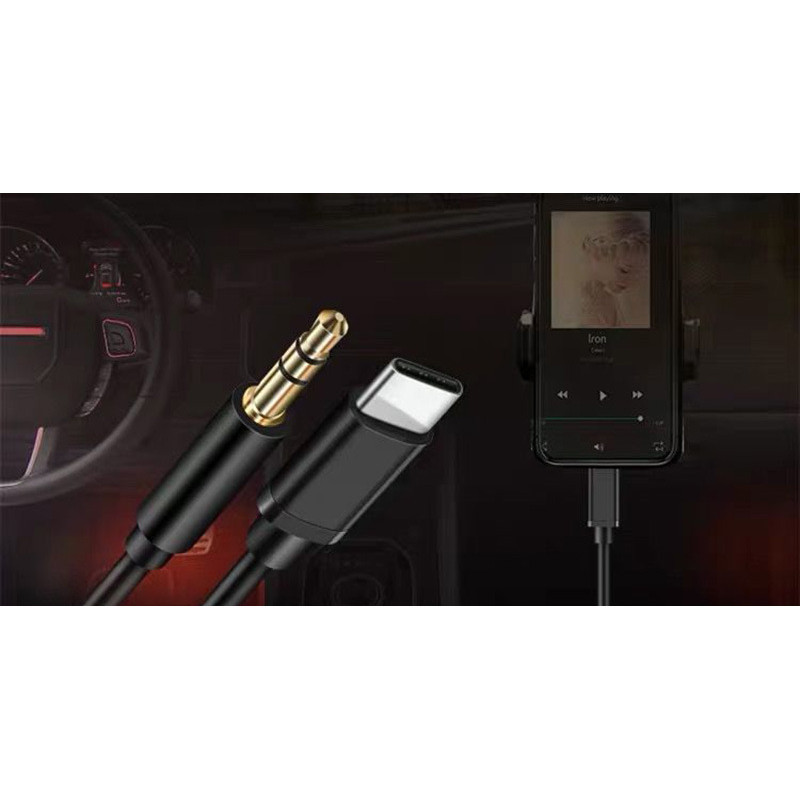 Type-c hingga 3.5 kabel audio sesuai untuk kabel penyesuai kad bunyi ...