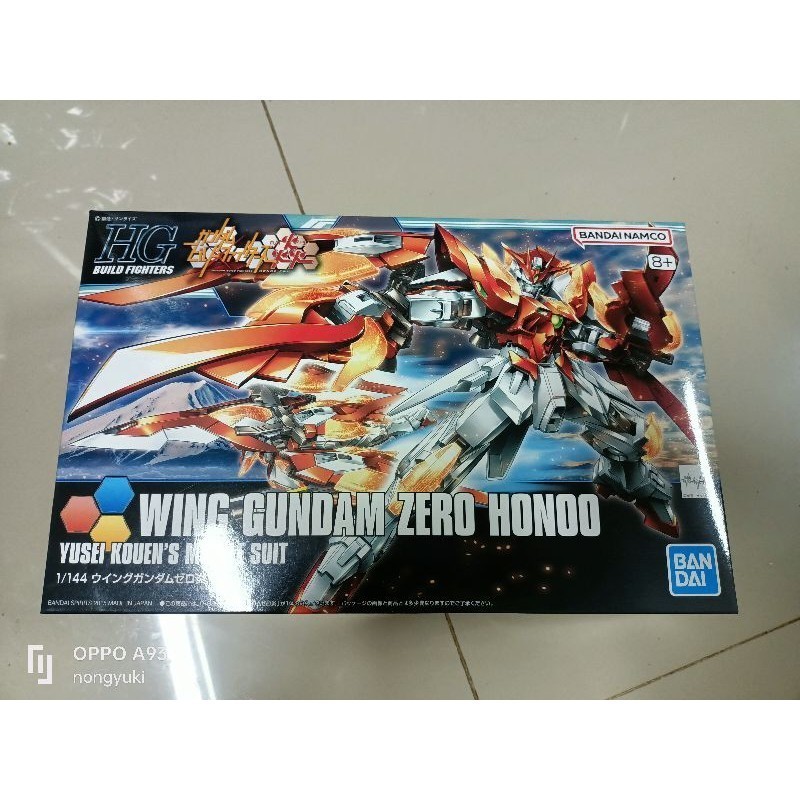 hg build fighter Wing Gundam zero Hono (Box Has A Little Mark) | Shopee ...