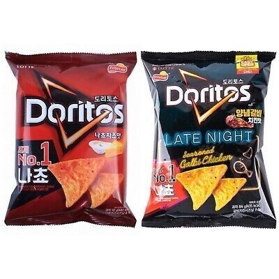 LOTTE Doritos Korea Seasoned Galbi Chicken / Nachos Cheese 84g | Shopee ...