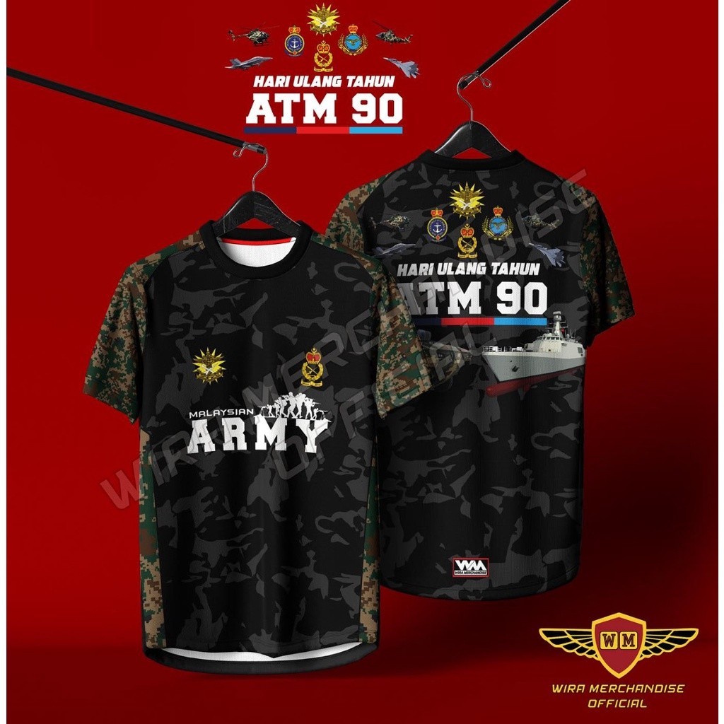 Jersey Army Green Malaysia Merdeka T Shirt Edition Jersey Merdeka Budak ...
