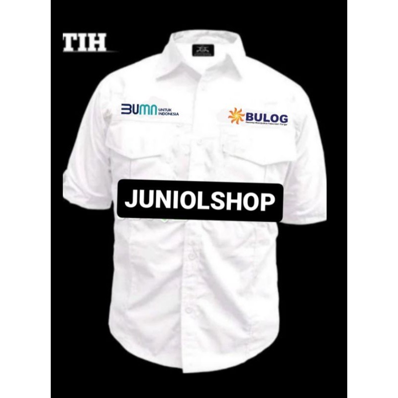 KEMEJA Bulog TACTICAL SHIRT FORWARDS PANGAN Admission/PLUG BUMN ...