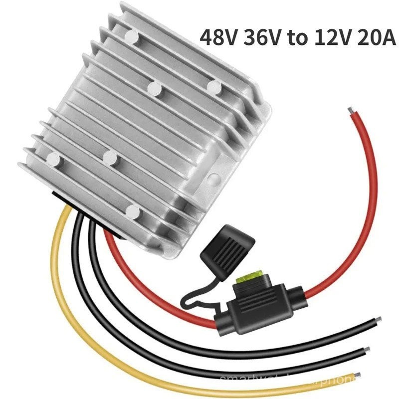 48V 36V to 12V 20A 240W Converter Step-down Voltage Regulator Reducer ...