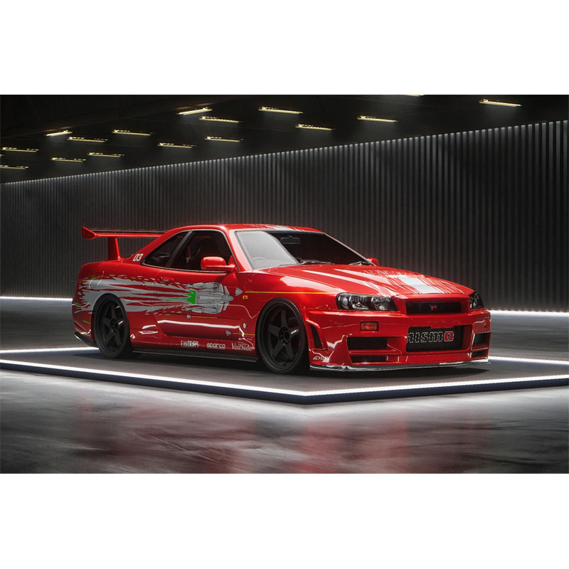 Fast Speed FS 1:64 Skyline GT-R Mk5 R34 FNF/Calsonic #12 limited999 ...