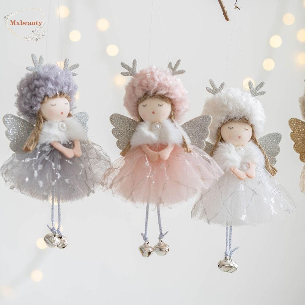 MXBEAUTY Christmas Plush Antlers Angel Dolls, Cute Exquisite Angel Girl ...