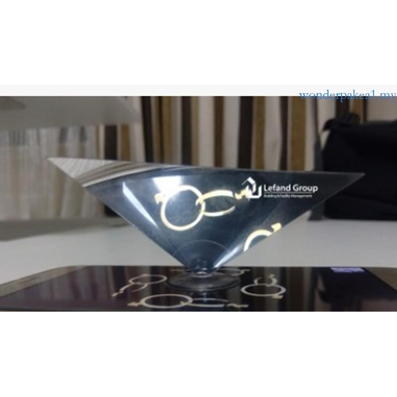 wonderpakea1 3D Hologram Pyramid Display Projector Universal for Smart ...