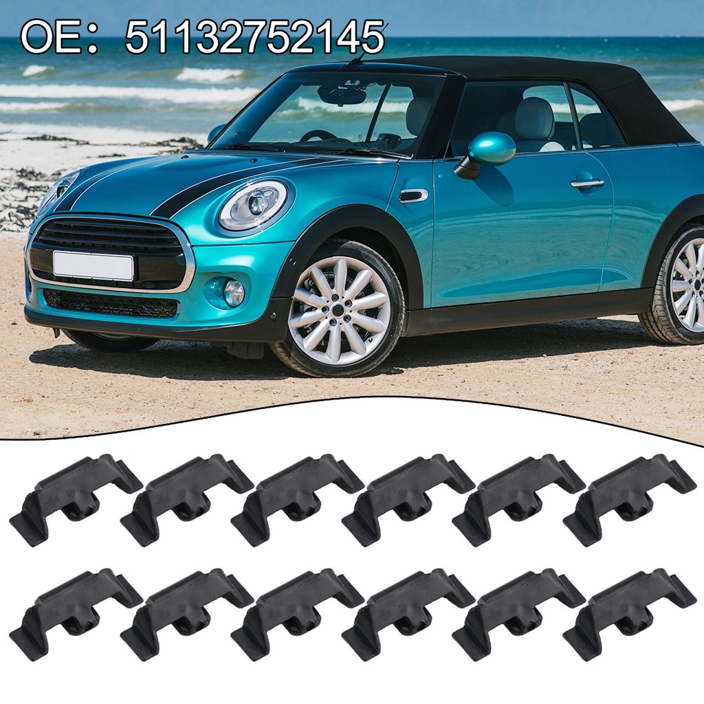 【SEMLL】12pcs Headlight Trim Ring Clips for Mini for Cooper R55 R56 R57 ...