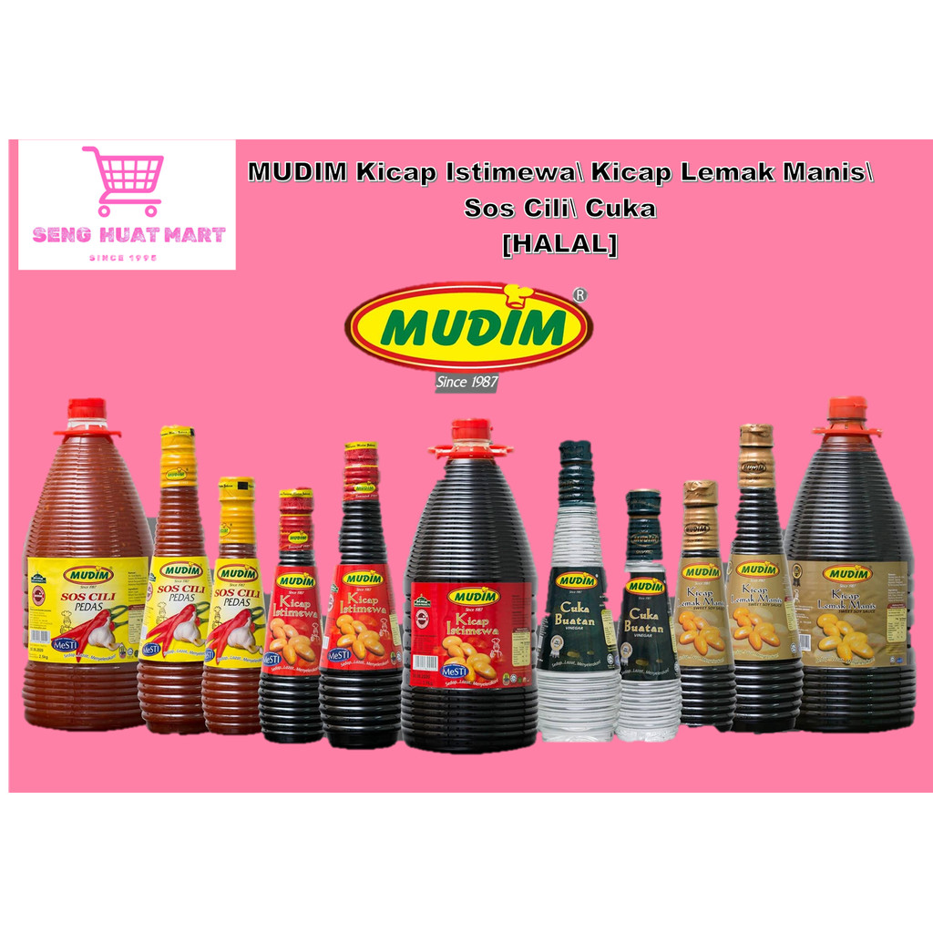 MUDIM Kicap Istimewa\Kicap Lemak Manis\Sos Cili\Cuka | Special Soy ...