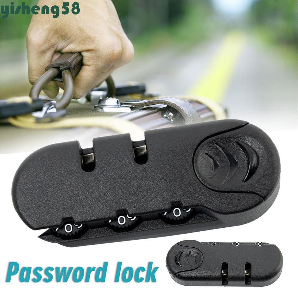 YISHENG Locks Black Bag Accessories Fixed Lock Lock Pull Chain Luggage ...
