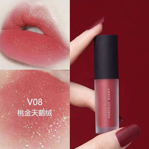 lip gloss lipmatte Perfect Diary Mini Velvet Lip Stain V08 Matte Matte ...