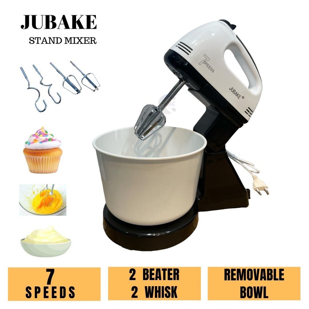 JUBAKE Super 7 Speed Hand Mixer 2L Detachable Stainless Steel / Plastic ...