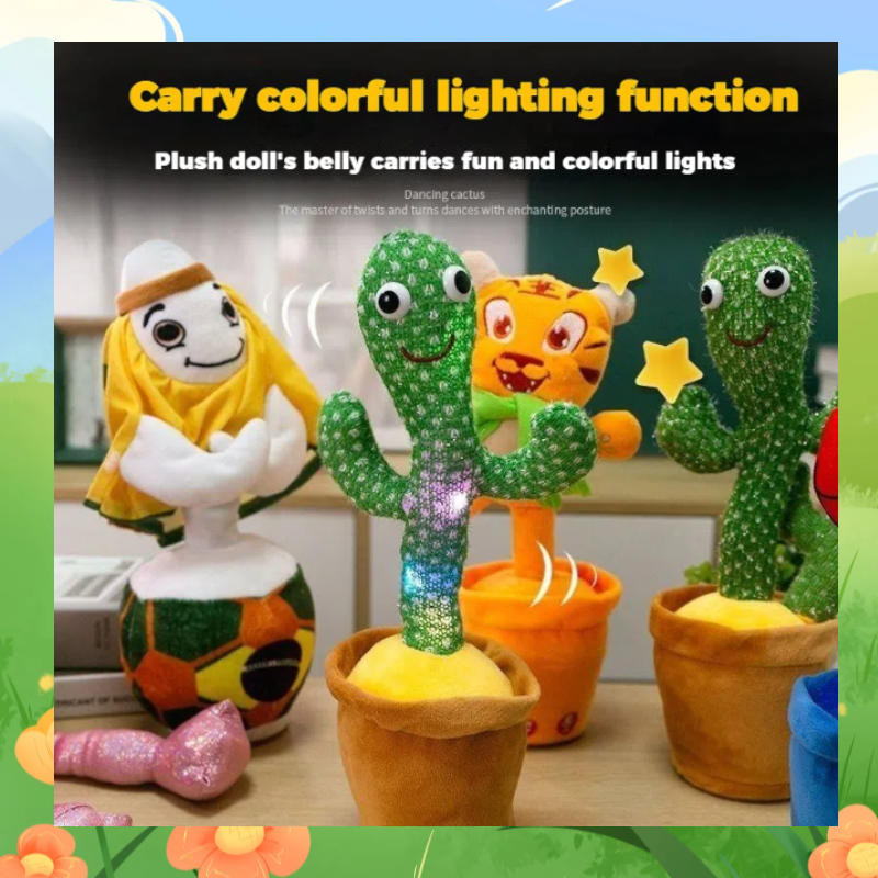 🌵𝑫𝒂𝒏𝒄𝒊𝒏𝒈 𝑪𝒂𝒄𝒕𝒖𝒔 𝑺𝒑𝒆𝒂𝒌𝒊𝒏𝒈 𝑪𝒂𝒄𝒕𝒖𝒔 𝑩𝒂𝒃𝒚 𝑻𝒐𝒚, Wrought Singing Cactus ...