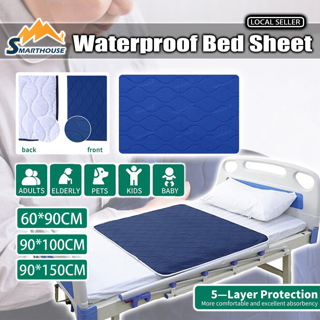 🚚🚚Washable 5-Layer Waterproof Underpad- Absorbent Incontinence Pad ...