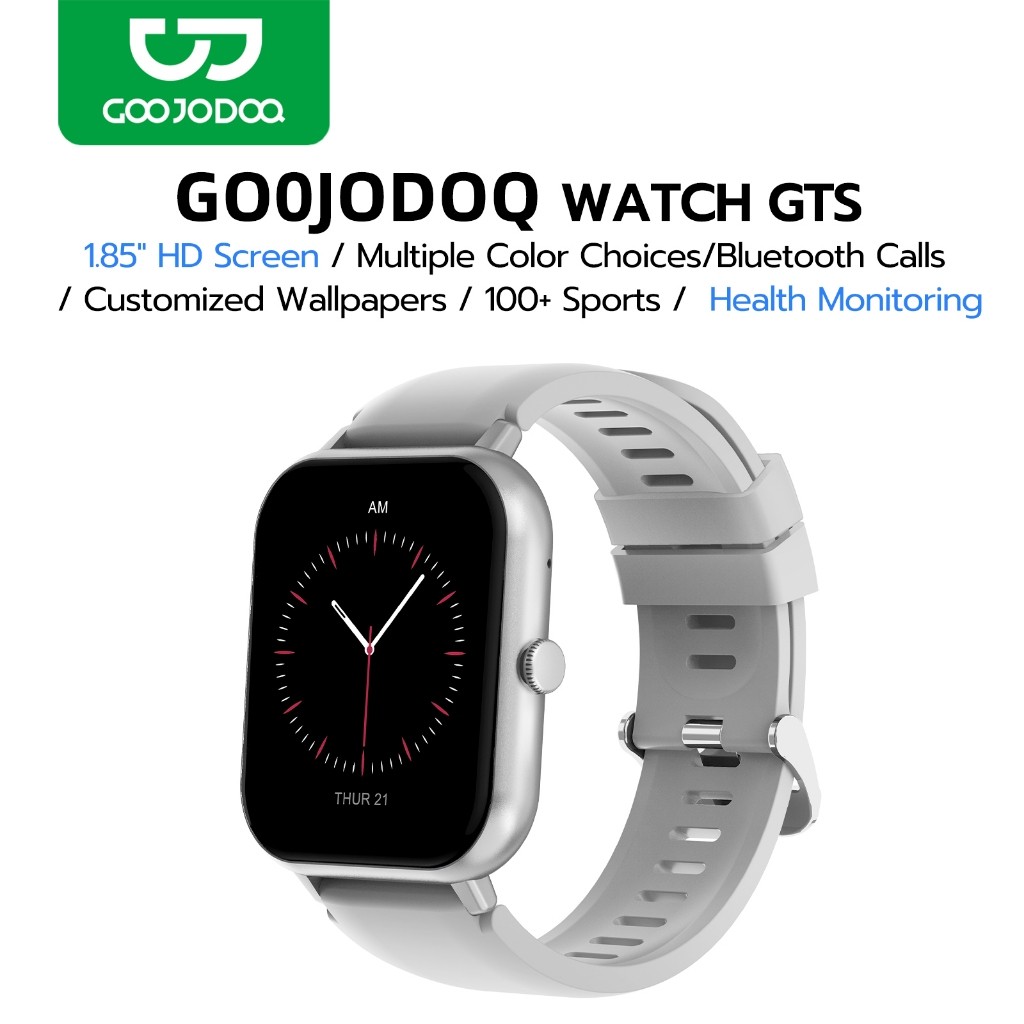 GOOJODOQ Waterproof Health Monitoring Touch Screen Smart Watch | Shopee ...
