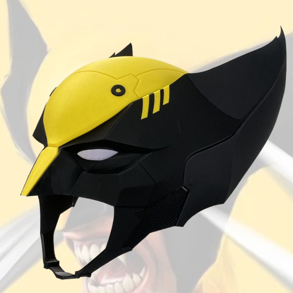 The Wolverine Helmet Cosplay Mask 3D Printing for Comic show Toy ...
