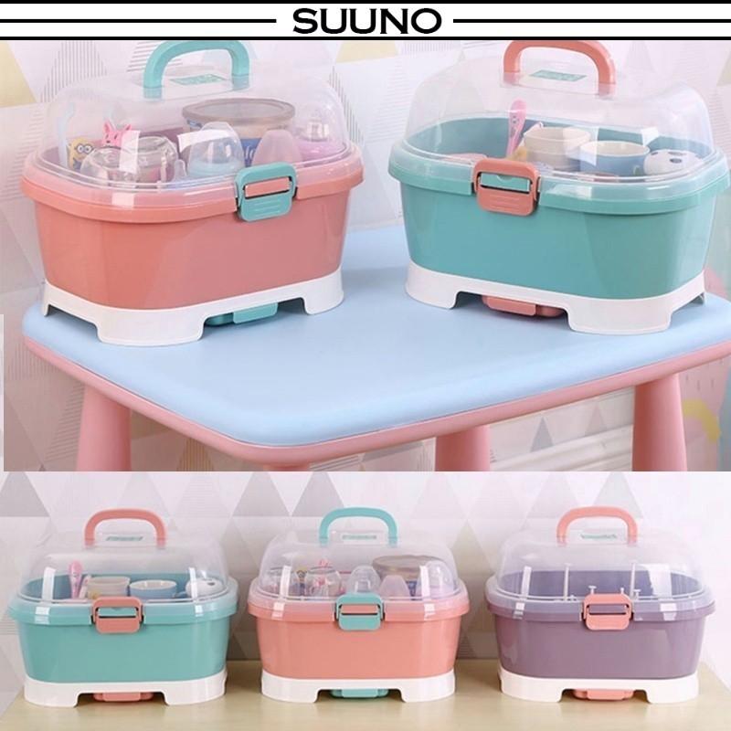 Portable Milk Bottle Storage Box Bottle Drying Racks Rack Tempat Letak ...