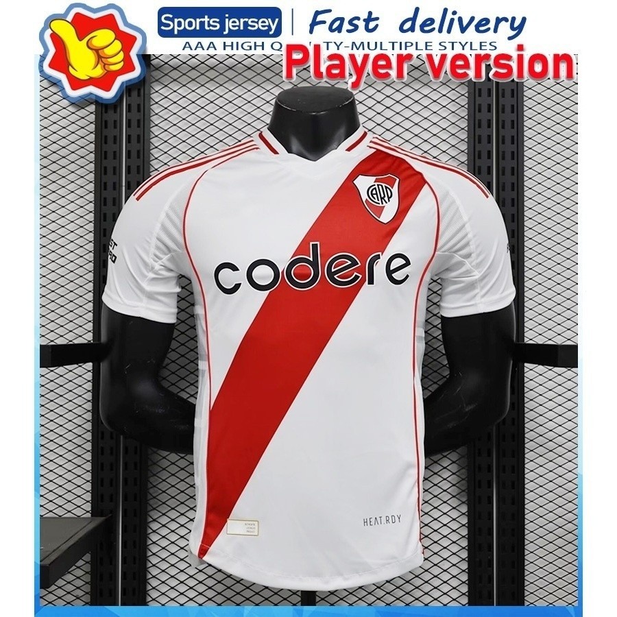 Player Edition 2024 2025 River Plate home customizable jerseys | Shopee ...