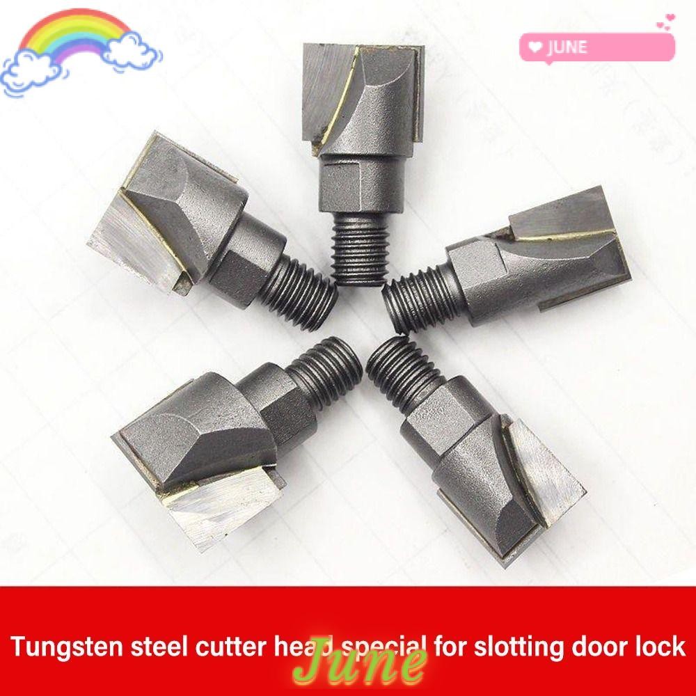 JUNE1 Wooden Door Lock Slotting Cutter, 10mm Shank Tungsten Steel CNC ...