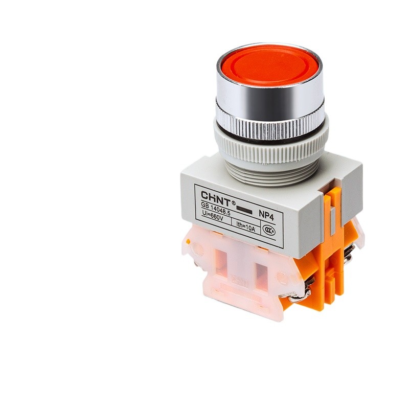 Zhengtai Push Button Switch Self-Locking NP4-11BNZS Flat Head Push ...