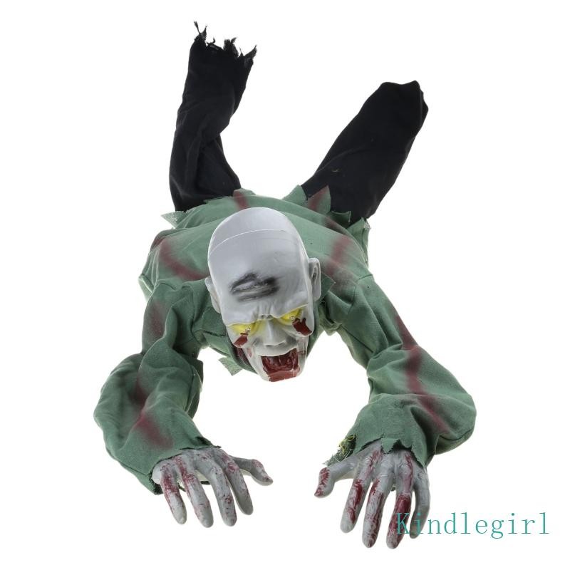 KING Scary Halloween Crawling Ghost Electronic Creepy Bloody Zombie ...