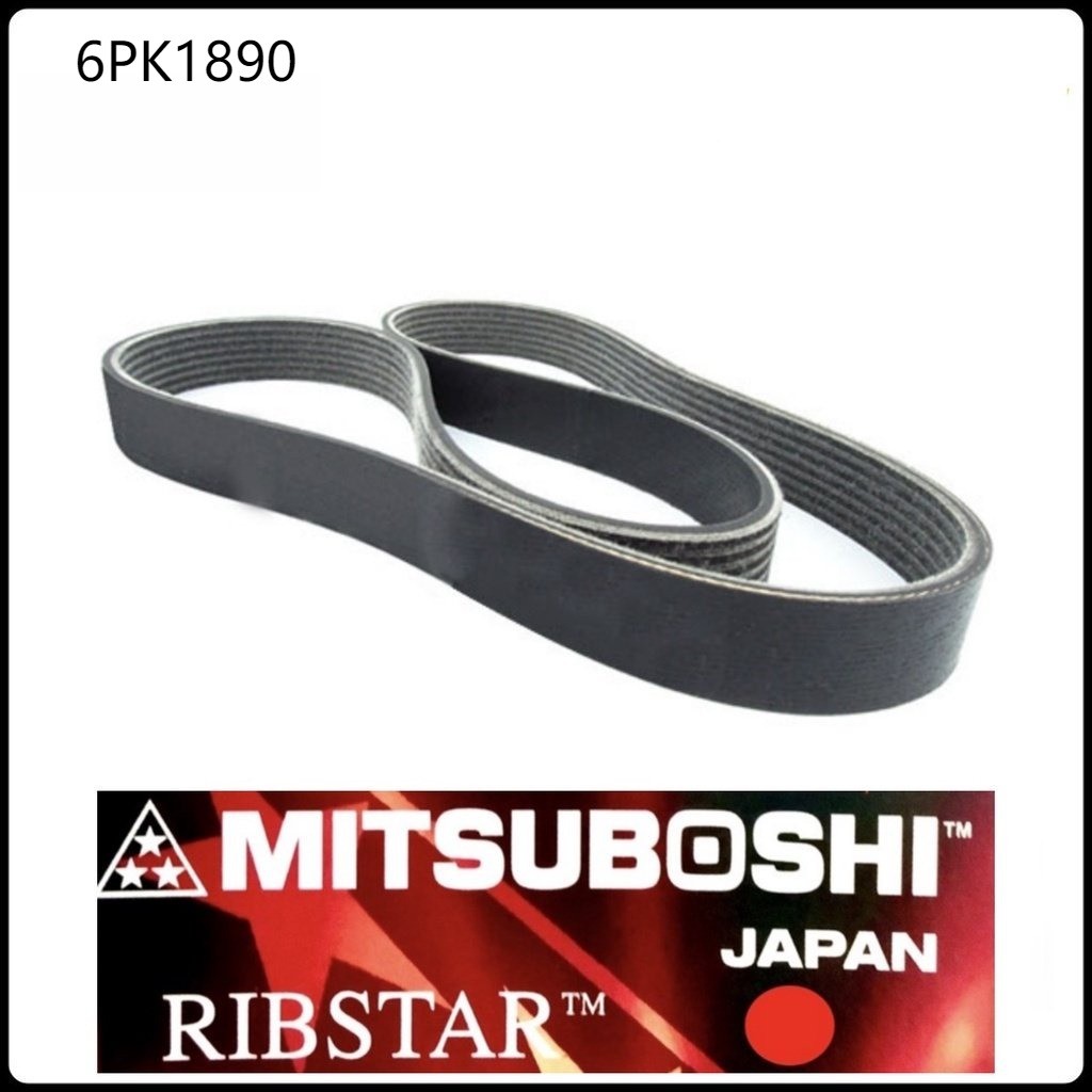 Original Mitsuboshi Fan Belt 6PK1890 - Toyota Altis ZZE121 ZZE122 ( RIB ...