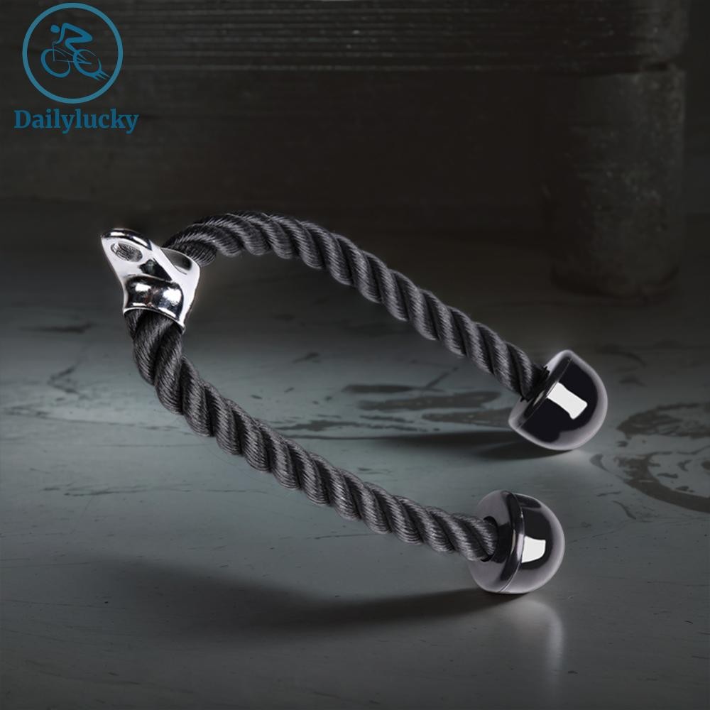 Tricep Rope Heavy Duty Nylon Pull Down Cable Machine Attachment for Gym ...